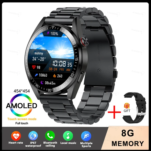 2022 New Bluetooth Call Smart Watch 454*454 AMOLED 1.39 Inch Screen ...