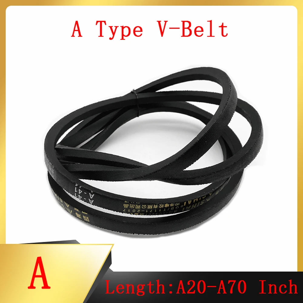 Triangle-Belt-A-Type-Black-Rubber-Transmission-Industrial-Belt-A20-A70 ...