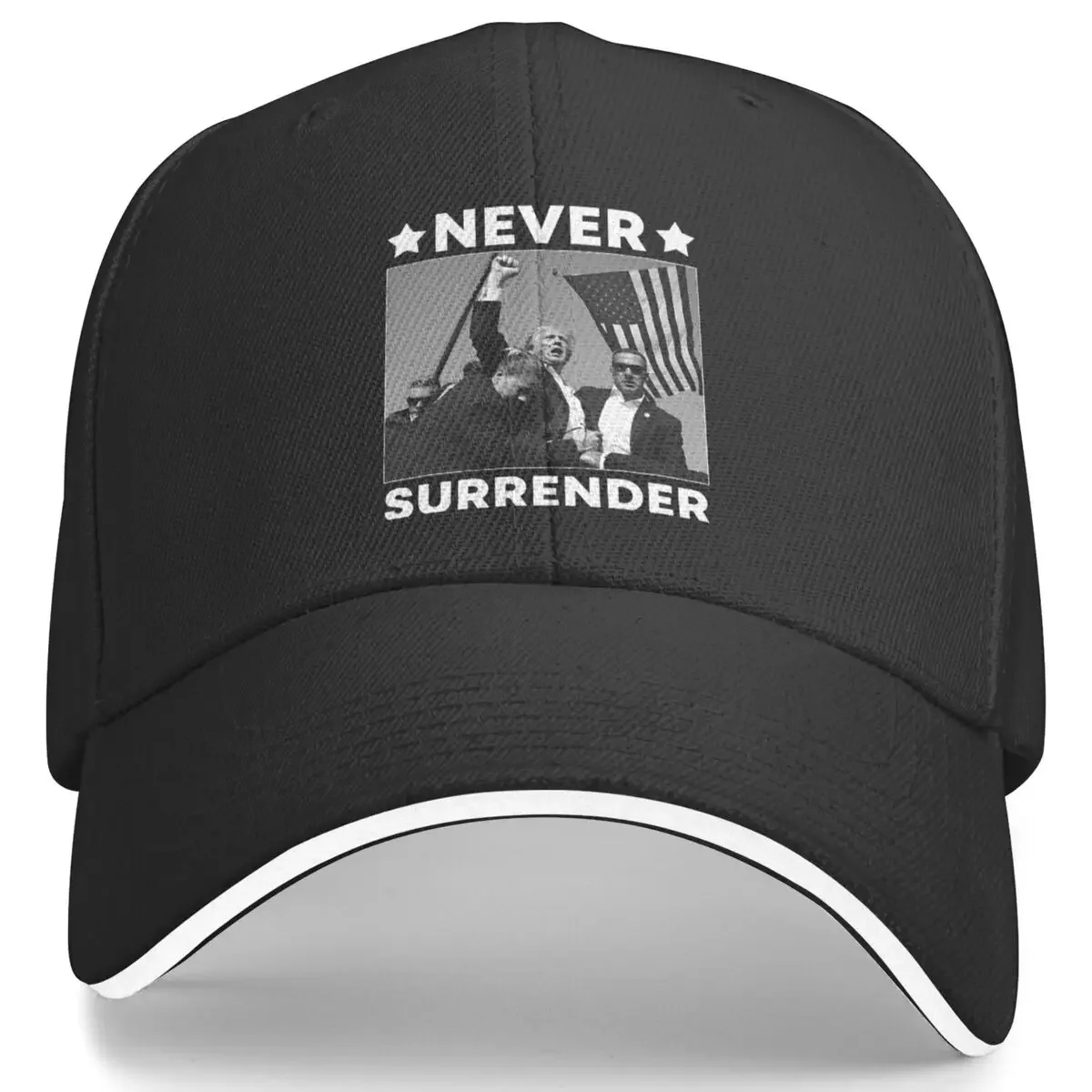 Trump-assassination-attempt-never-surrender-gear-unisex-baseball-cap ...