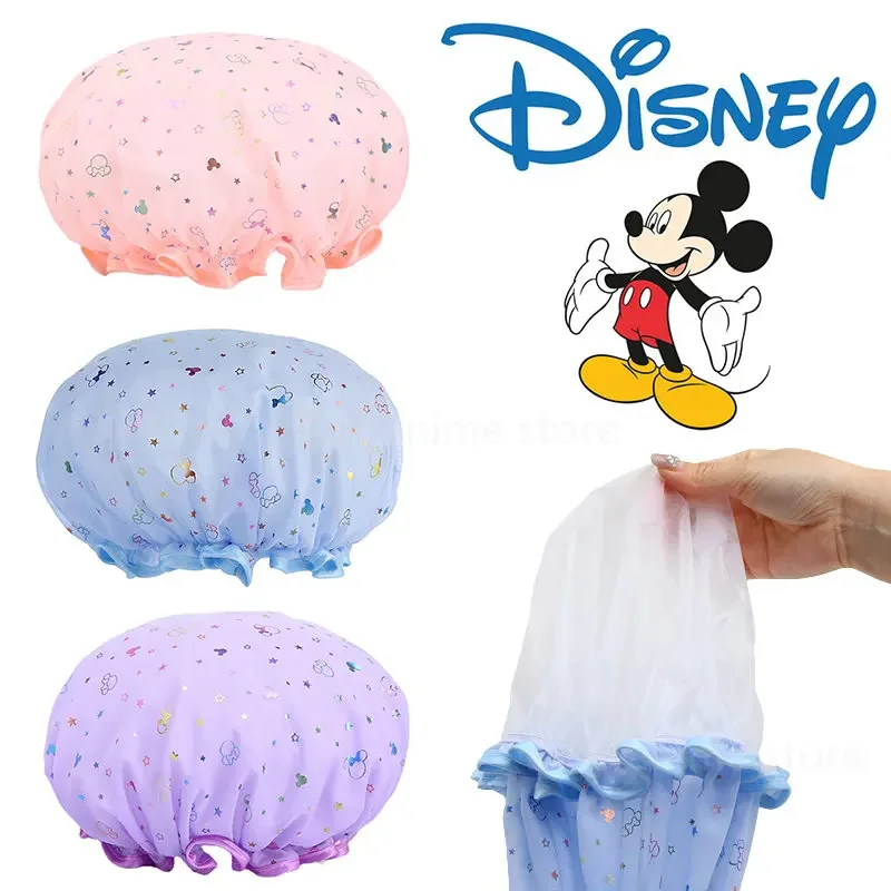 Disney-Mickey-Mouse-Women-s-Adult-Shower-Cap-Cute-Animation-Waterproof ...
