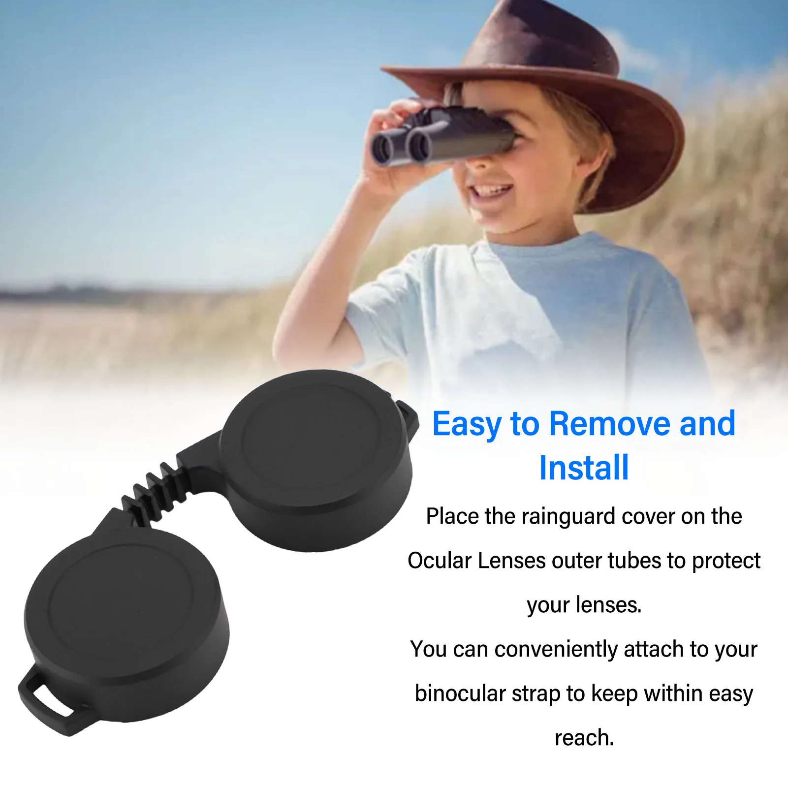 Binoculares Eyepiece Cover Rubber Easy To Install Multi Binocular ...