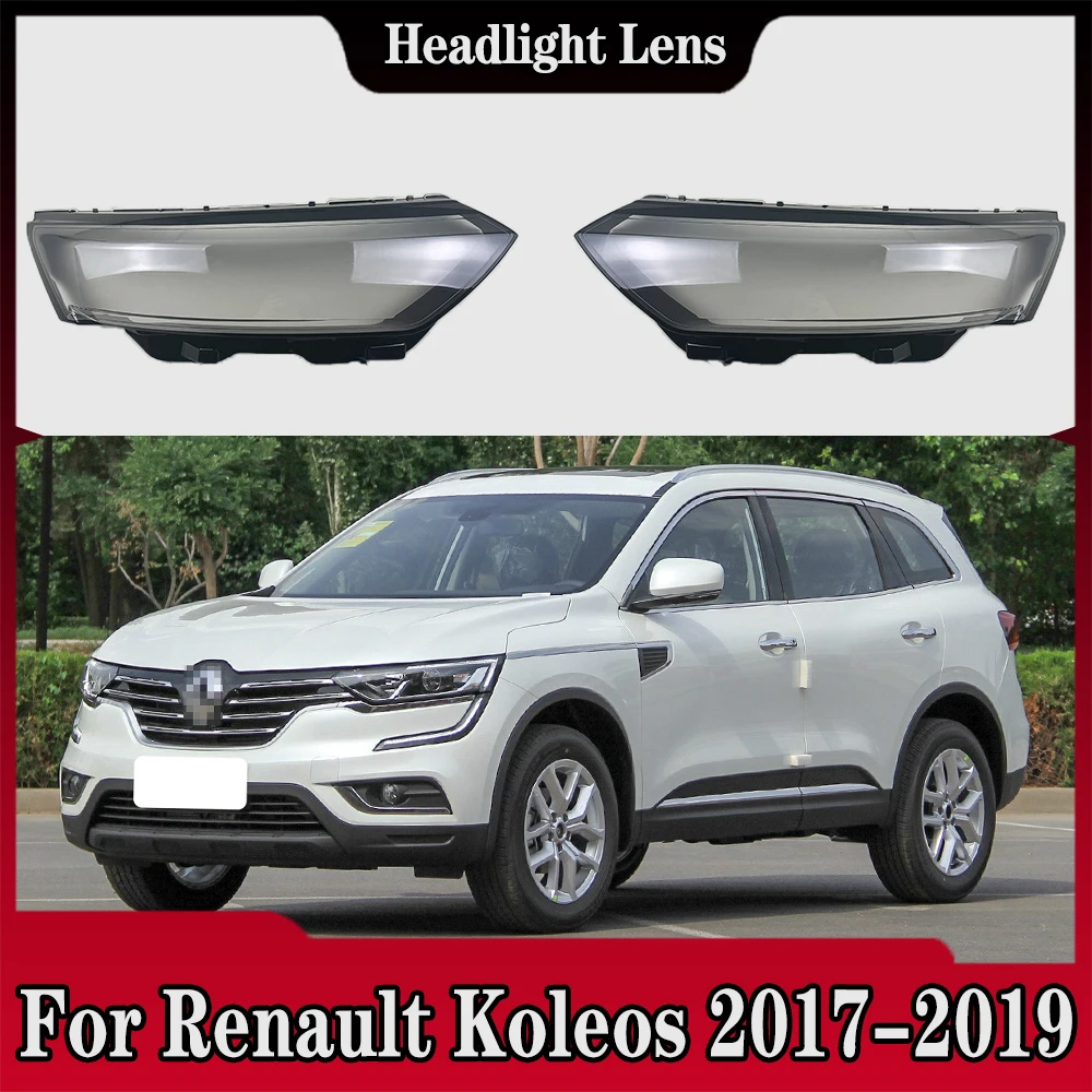 For Renault Koleos 2017 2018 2019 Car Front Headlight Cover Lampshade ...