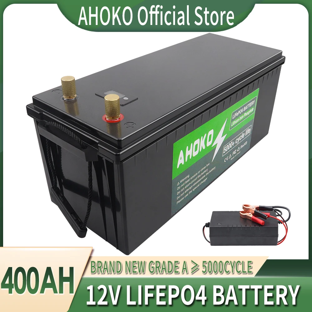 12V-LiFePO4-Battery-400AH-300Ah-200Ah-100Ah-Built-in-BMS-Lithium-Iron ...