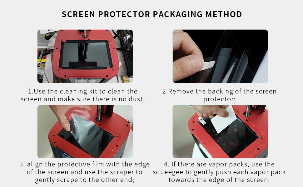 3D Printer Accessory 5pcs 12.8inch Screen Protector Film for ELEGOO ...