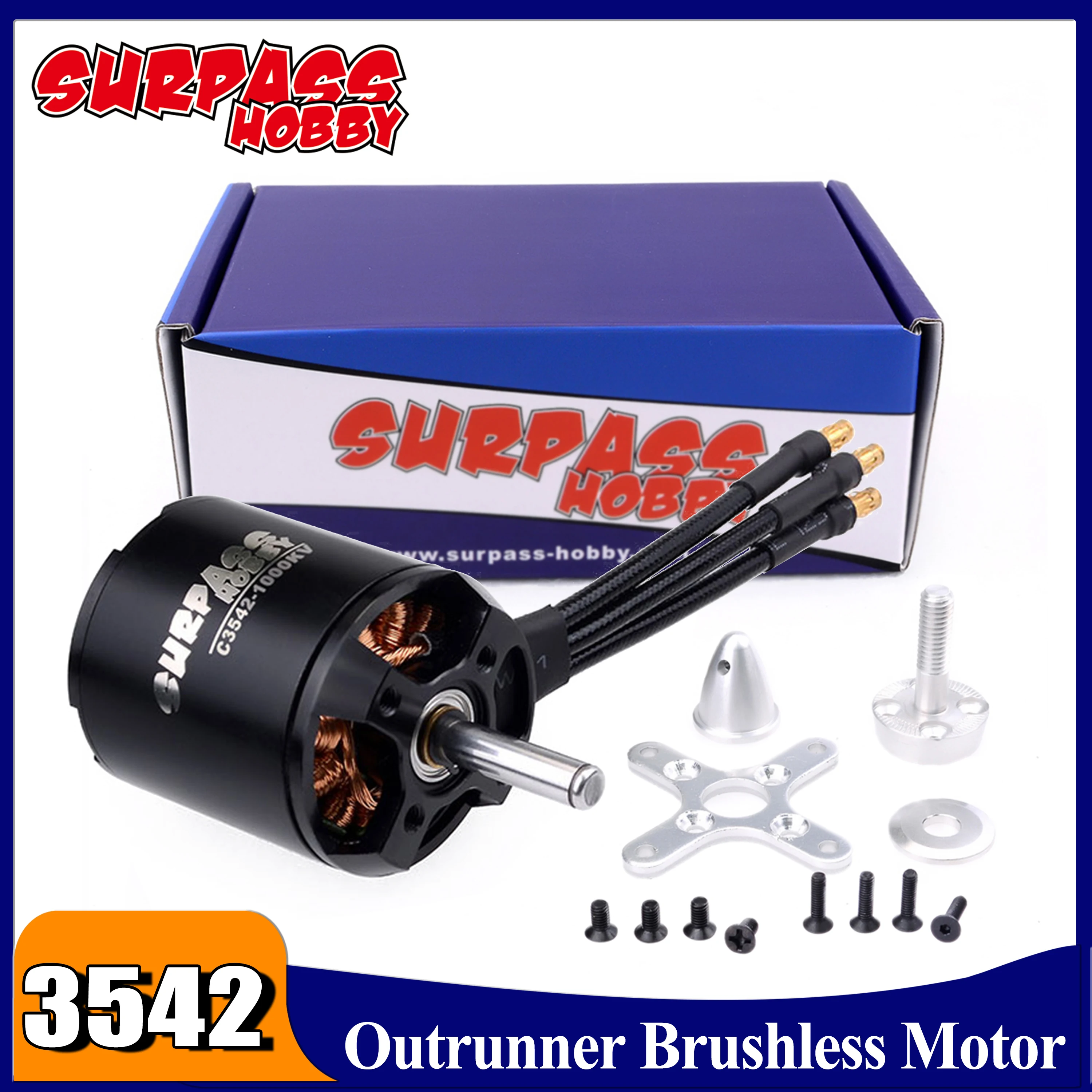 SURPASS-HOBBY-2820-C3542-1000KV-1250KV-1450KV-Outrunner-Brushless-Motor ...