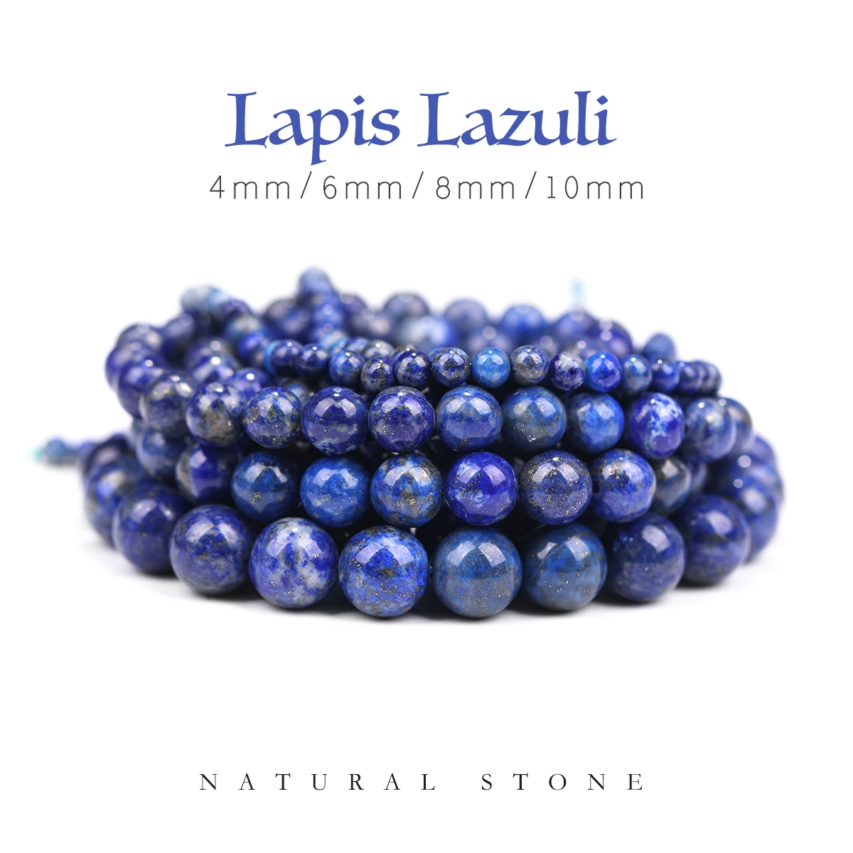 AAA Natural Stone Beads Lapis Lazuli Round Loose Stone Beads For ...