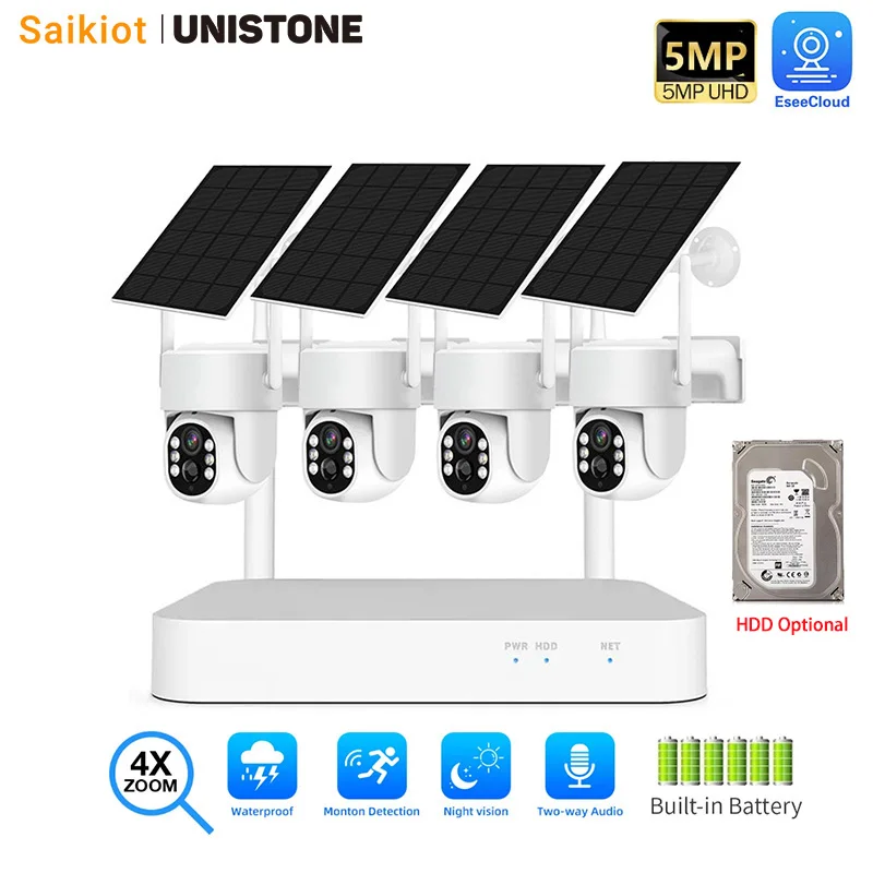 Saikiot-EseeCloud-4CH-8CH-Solar-Wireless-NVR-Kit-5MP-Camera-CCTV ...