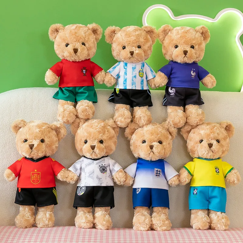 1pc-35CM-Plush-Toys-Plushie-Bear-Wear-Football-Clothes-Stuffed-Doll ...
