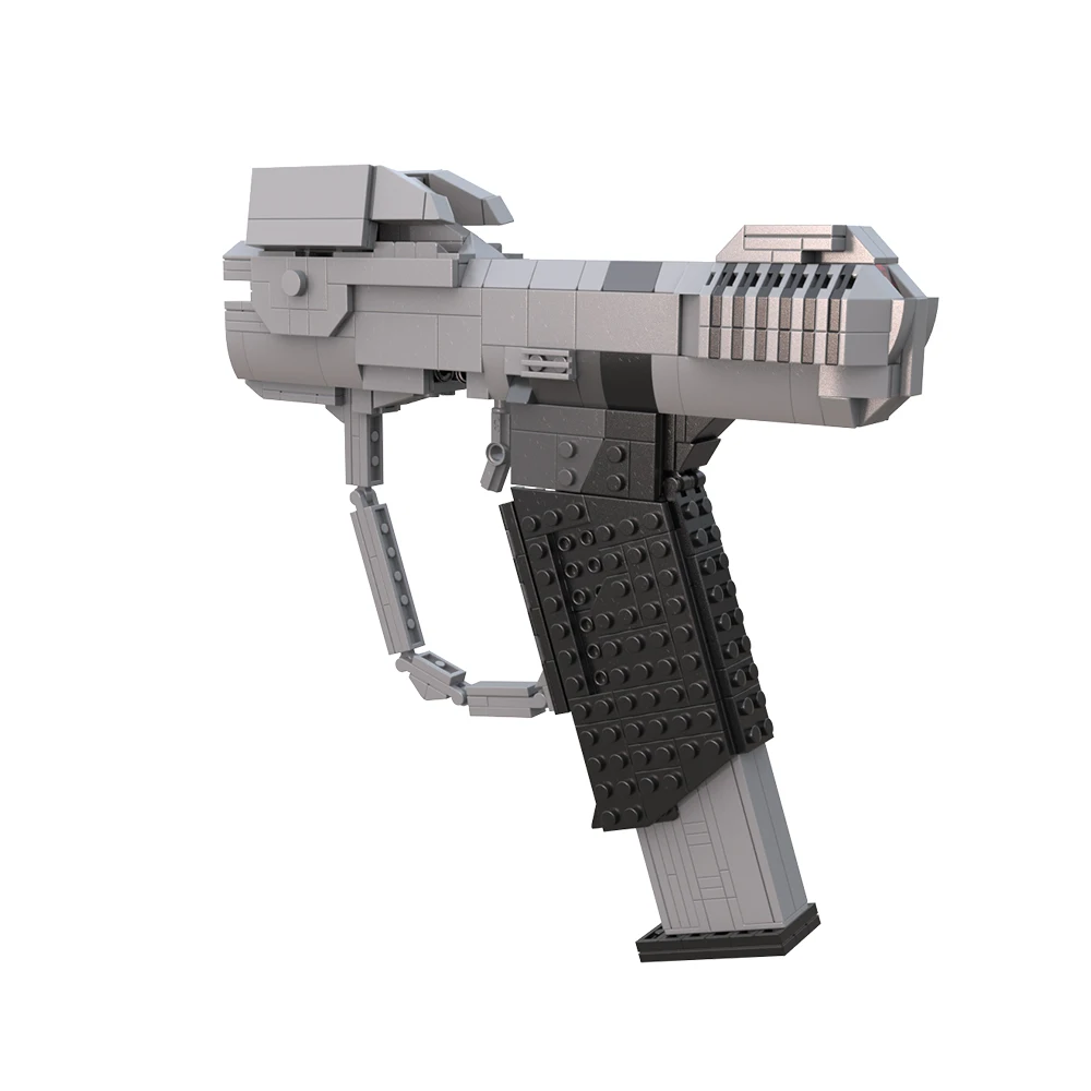 Haloed-Combat-Evolved-M6D-Magnum-Building-Block-Model-Kit-MOC-Shooting ...