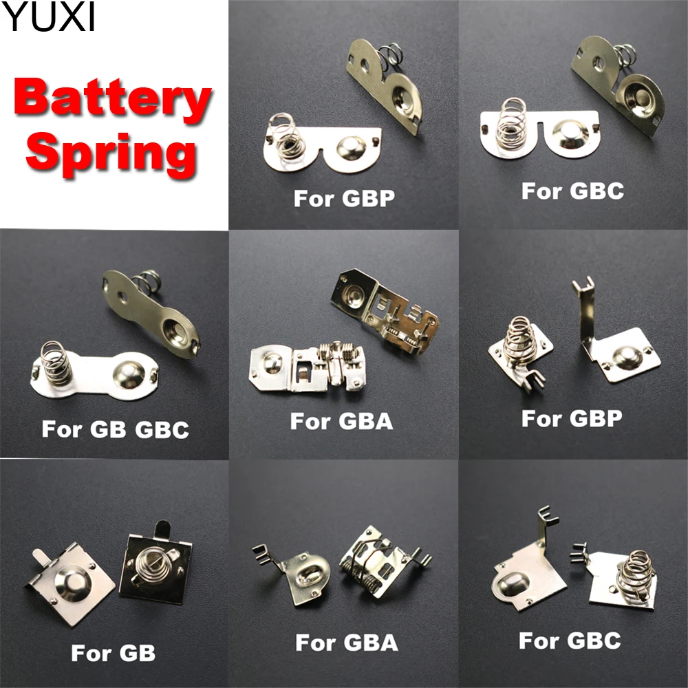 YUXI-For-Gameboy-Advance-Color-Battery-Terminals-Spring-Contacts ...