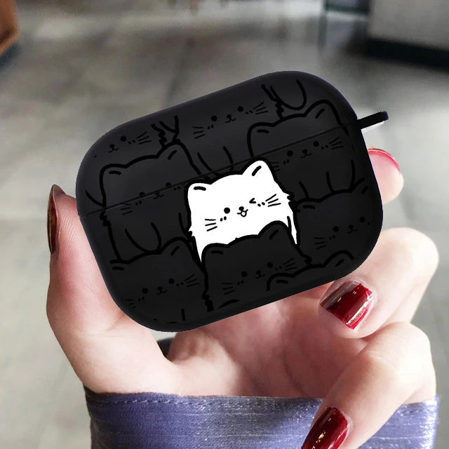 Cute-Cat-Cartoon-Airpod-Cases-Air-Pro-3-for-Airpods-Pro-2-3rd-Pods-Gen ...
