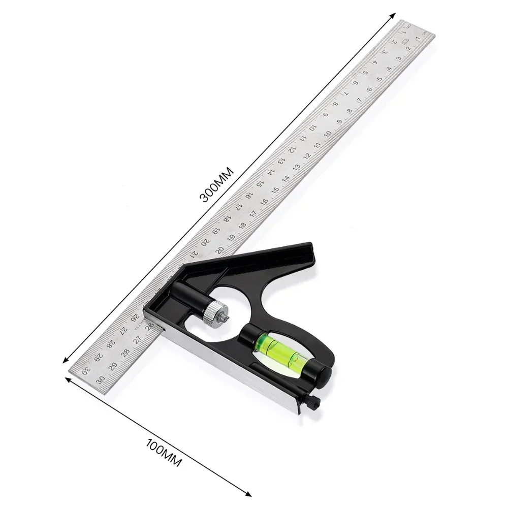 Carpenter-Steel-300mm-Precise-Workshop-Ruler-Set-Tool-Try-Stainless ...