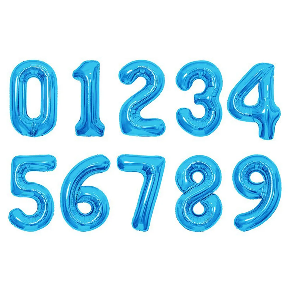 Globos con números de 32 pulgadas 1 2 3 4 5 6 7 8 Globos de helio con ...