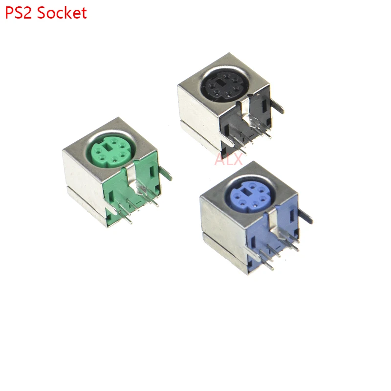 2/5PCS PS2 Keyboard Socket Female Jack Connector 6P/6 Pin PS-2 Mouse ...