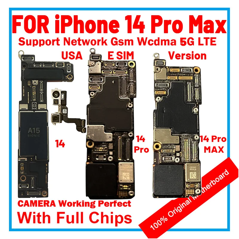 E-SIM-SIM-VersionFor-iPhone-14-Pro-MAX-Motherboard-With-No-Face-ID ...