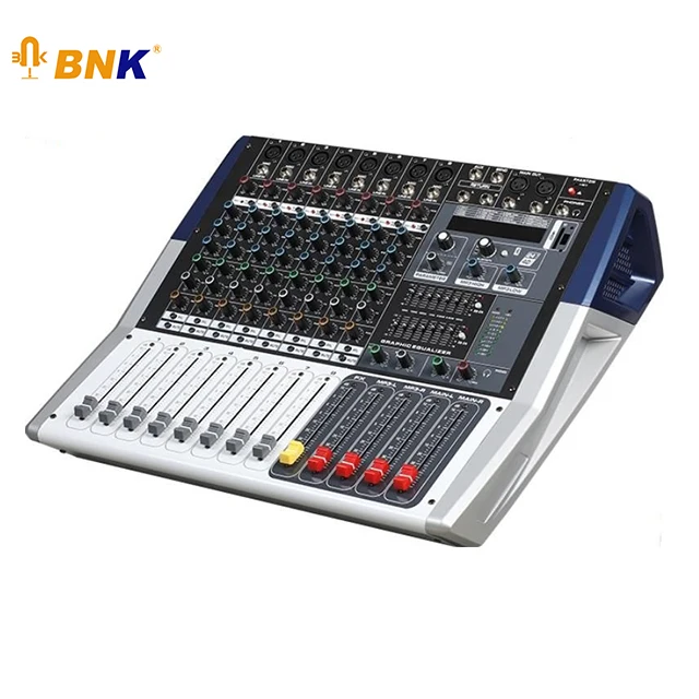 BNK-Professional-8-Channel-Power-Mixer-Amplifier-And-Speakers-DJ ...