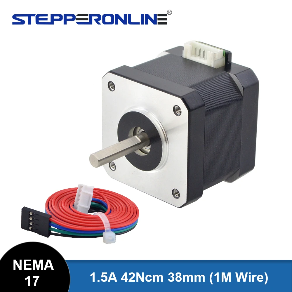 STEPPERONLINE Nema 17 Stepper Motor 38mm 42 Motor 42Ncm 1.5A Nema17 ...
