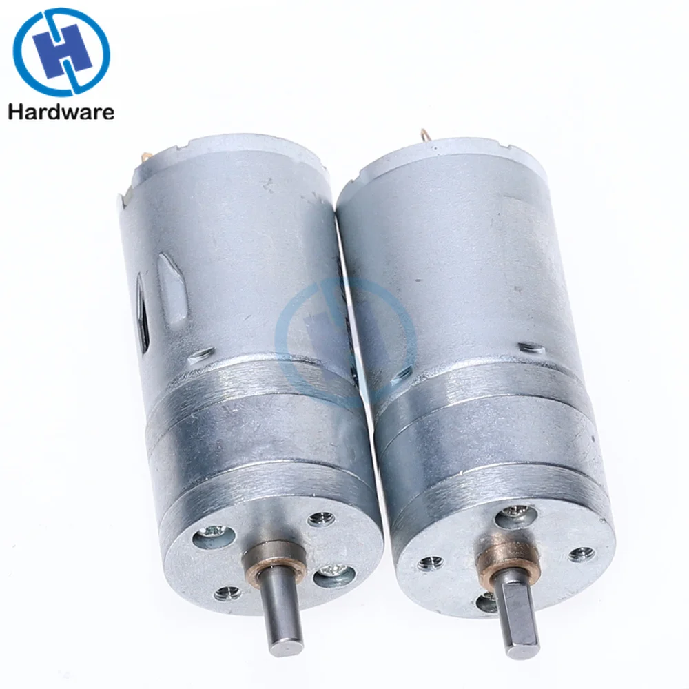 JGA25-370 DC Motor Geared Motor 6V 12V 24V High Torque Electric Gear ...