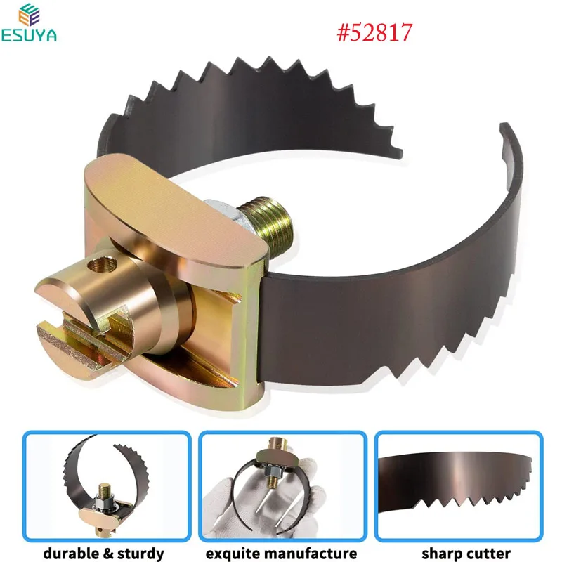 2-1/2" T-231 Heavy Duty C-cutter, Drain Cleaner Tool 52817, Compatible ...