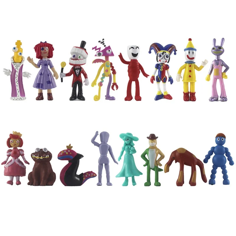 New-The-Amazing-Digital-Circus-2-Figure-Toys-Gangle-Zooble-Caine-Jax ...