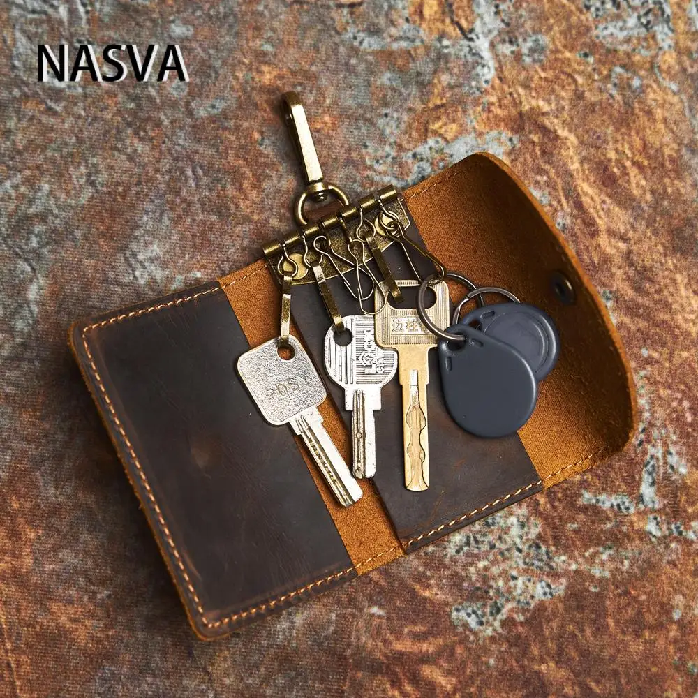 NASVA-Genuine-Leather-Vintage-Handmade-Key-Bags-for-Men-and-Women ...