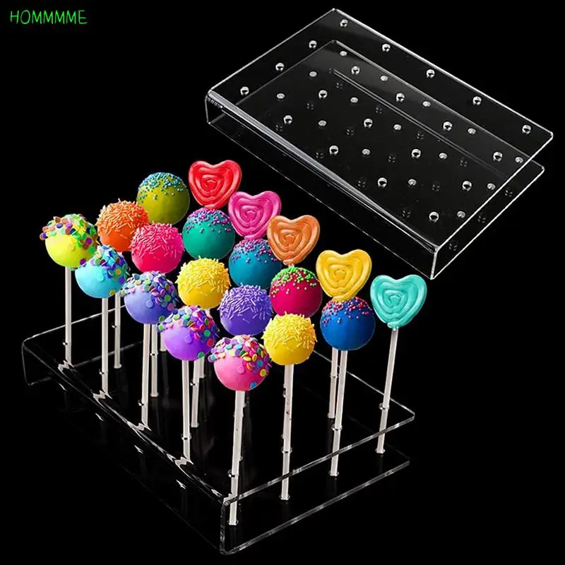 1pc 20-hole / 15-hole Acrylic Lollipop Display Rectangular Display ...