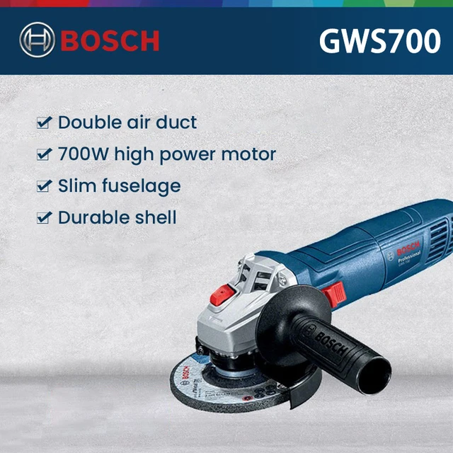 Bosch GWS700 앵글 그라인더: 다기능적 제조 파트너