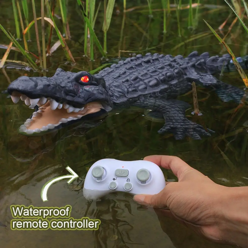 2-4ghz-Remote-Control-Crocodile-Underwater-Simulation-Fish-Swimming-Eye ...
