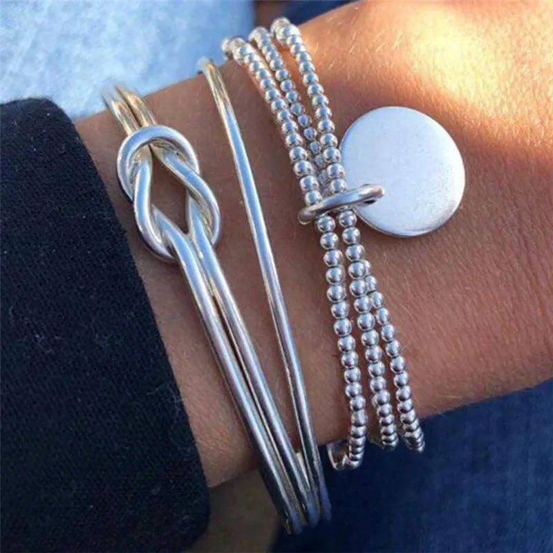 3Pcs-Set-Trendy-Geometry-Charm-Open-Bracelets-for-Women-Fashion-Alloy ...