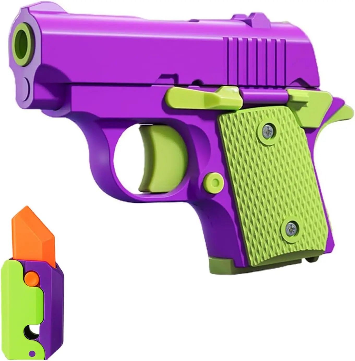 Mini 1911 3D Printed Small Pistol Toys Stress Relief Finger Gun Toy For ...