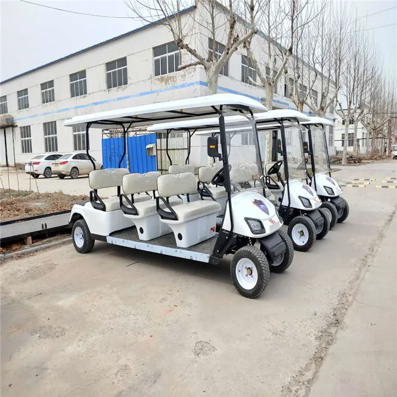Jiakuma Mini City Bus Electric Golf Cart For 6 Passenger - Four Wheel ...