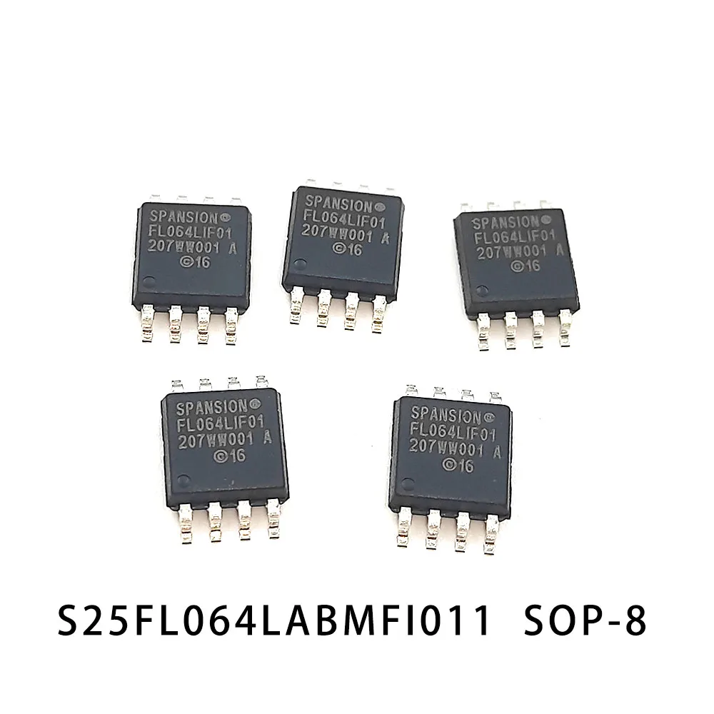 5-10PCS-LOT-S25FL064LABMFI011-SOP-8-IC-FLASH-64MBIT-SPI-QUA-New-and ...