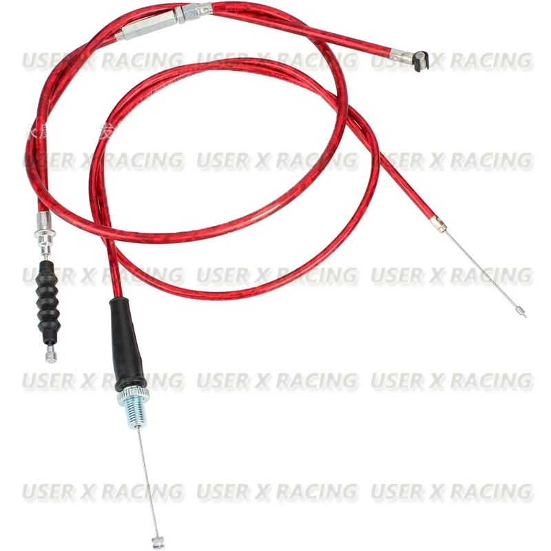 USERX-Universal-Motorcycle-Accelerator-cable-clutch-cable-red-for-90cc ...