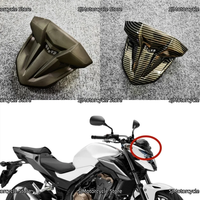 Motorcycle Accessories Front Upper Nose Headlight Fairing Cowls Cover ...
