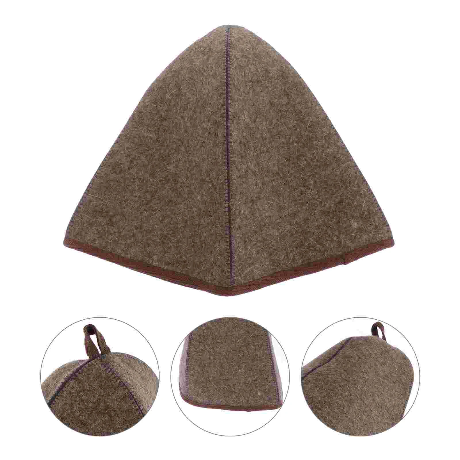 Hat Wool Felt Sauna Hat Reusable Sauna Hat Stylish Sauna Hat Sauna Hat ...