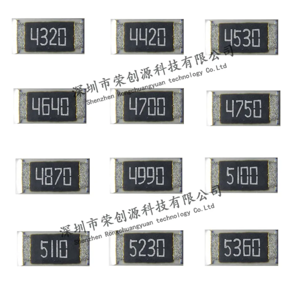100pcs-lot-2010-smd-Chip-Resistor-1-4320-4420-4530-4640-4700-4750-4870 ...