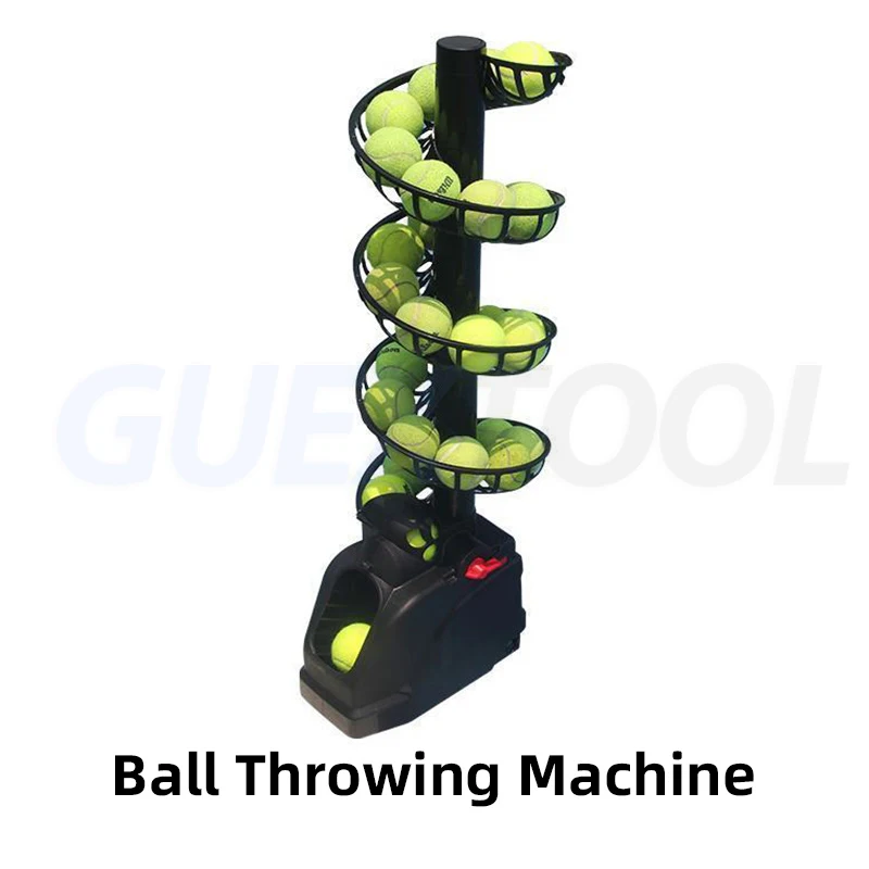 Tennis-Throwing-Machine-Single-Person-With-Receiving-Net-Swing-Practice ...