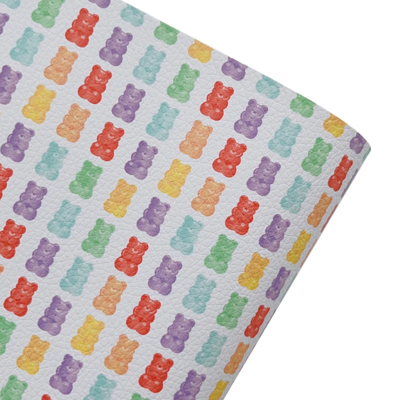 New-Rainbow-30x136cm-Colorful-Gummy-Bears-Bright-Jelly-Sweet-Faux ...