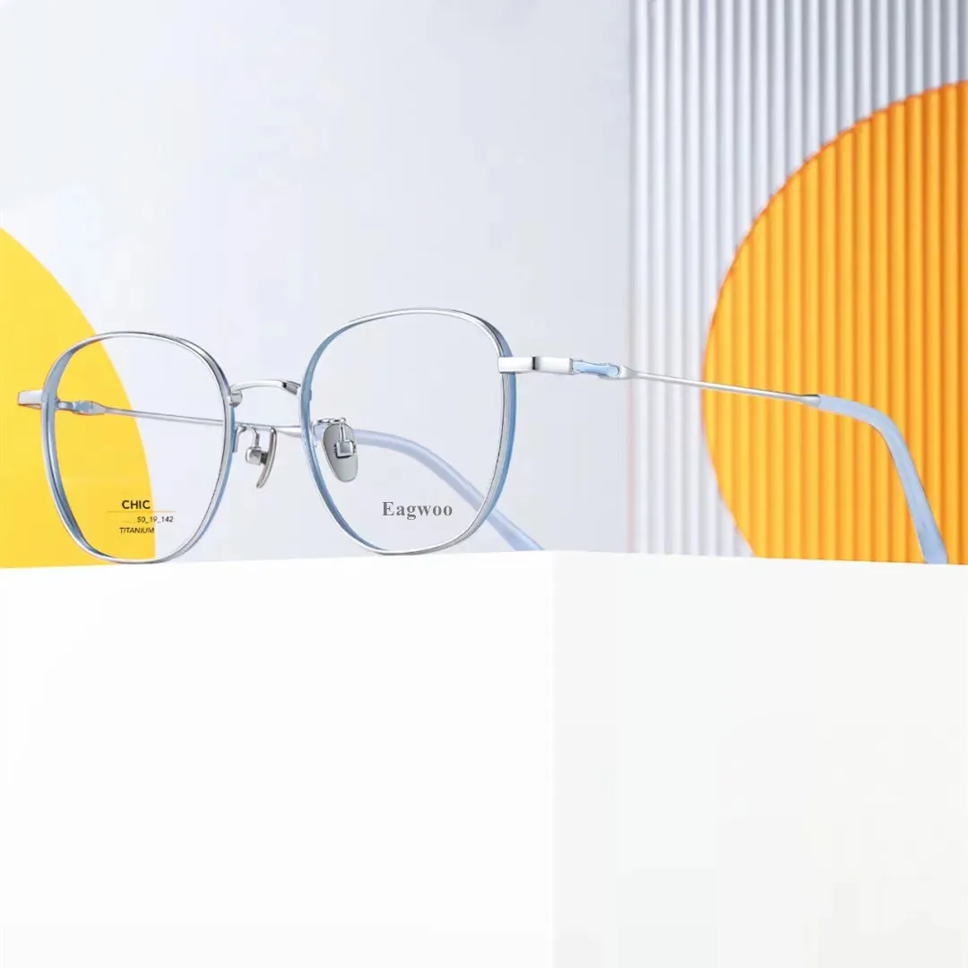 Pure-Titanium-Eyeglasses-Round-Vintage-Full-Rim-Optical-Frame ...