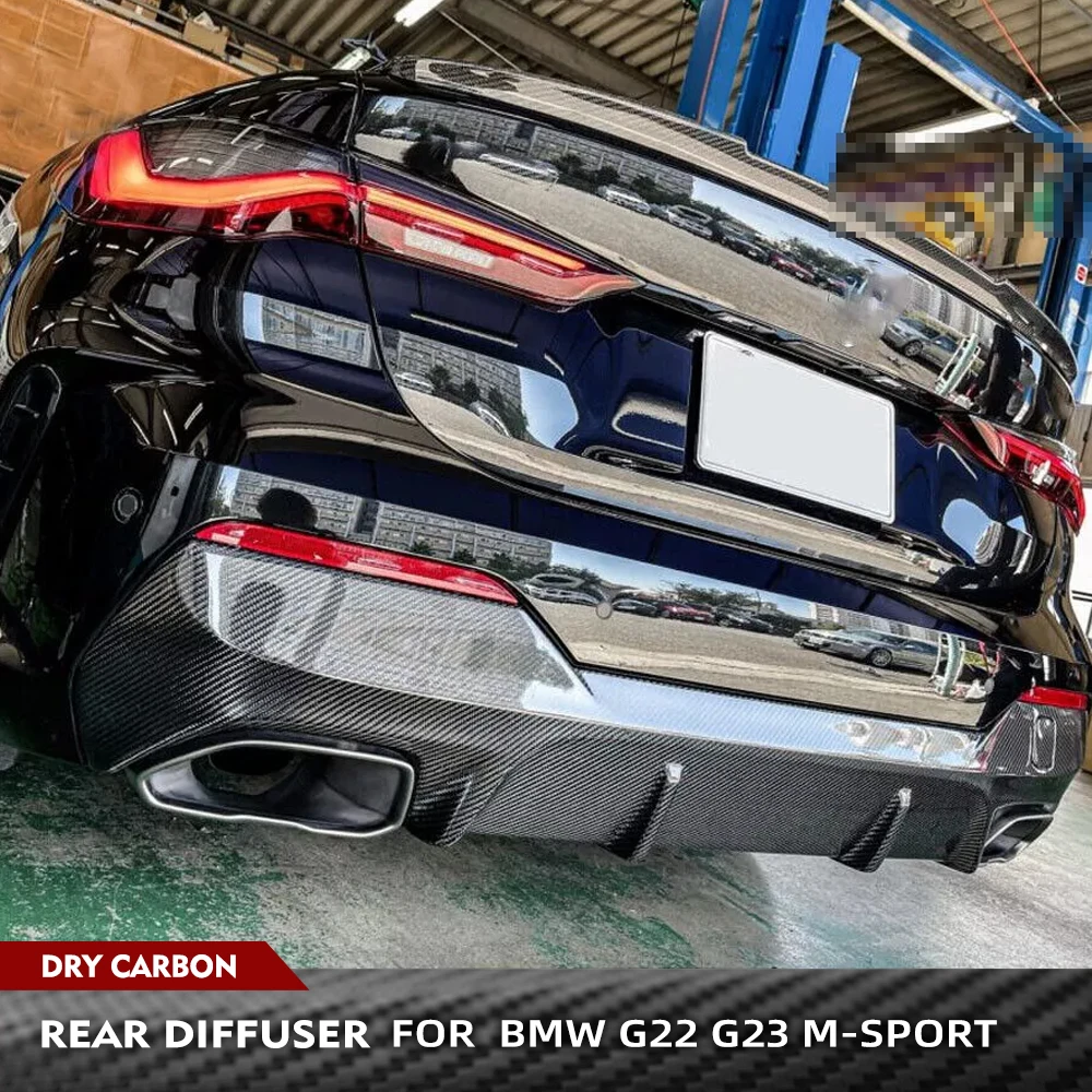 Car-Rear-Diffuser-Lip-Spoiler-For-BMW-4-Series-G22-G23-M-SPORT-2021 ...