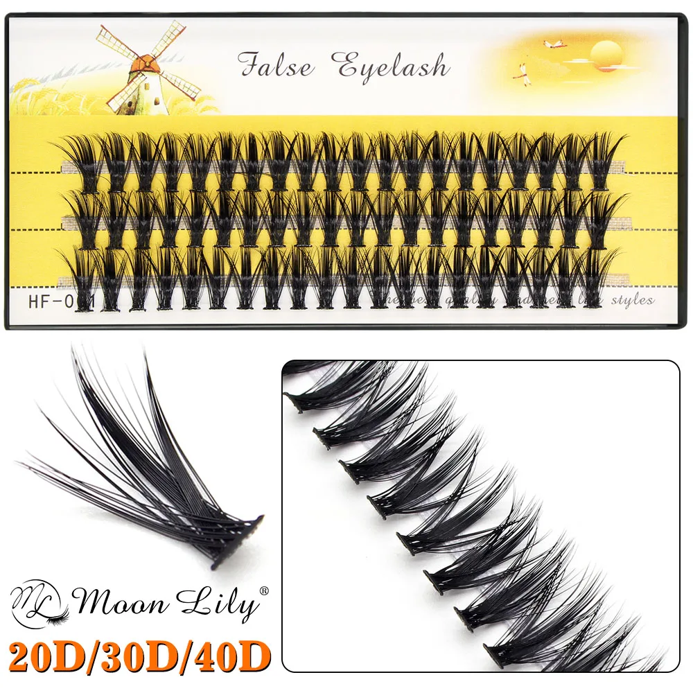 New-Collection-Fluffy-40D-Eyelash-Extension-Mega-Thick-Natural-Long ...