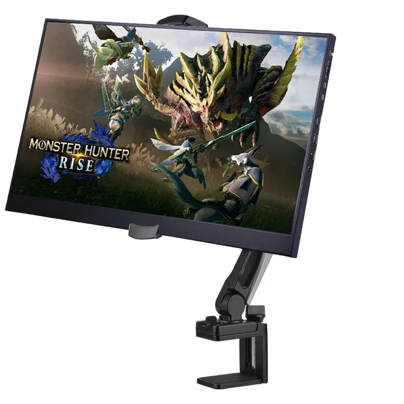 Liga-de-alum-nio-ajust-vel-Titular-Monitor-port-til-Desktop-Clamp-Mount ...
