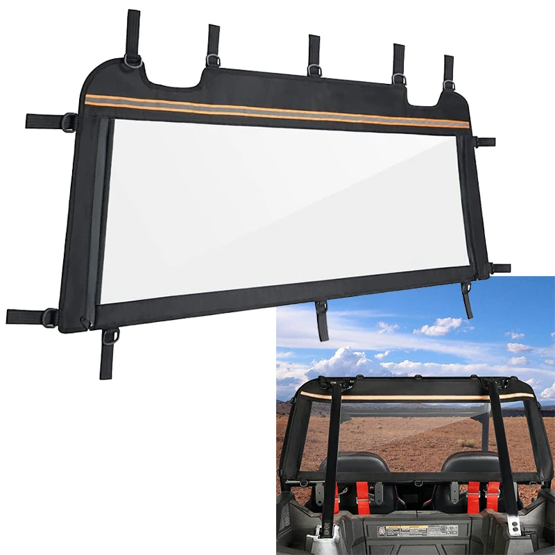 UTV-Rear-Window-Shield-Windshield-Windscreen-Clear-For-Polaris-RZR-XP ...
