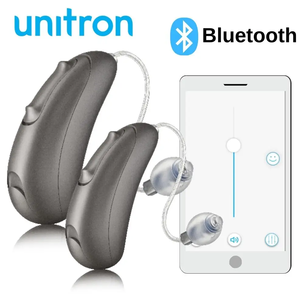 Audífonos Unitron Ativo RIC con conectividad Bluetooth para escuchar ...