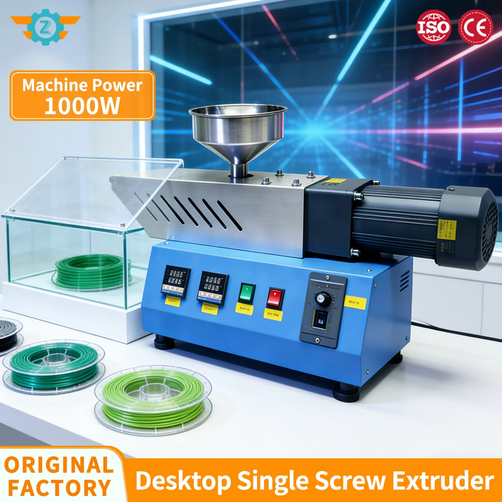New Desktop Single Screw Extruder Lab Mini Plastic Extrusion Machine ...