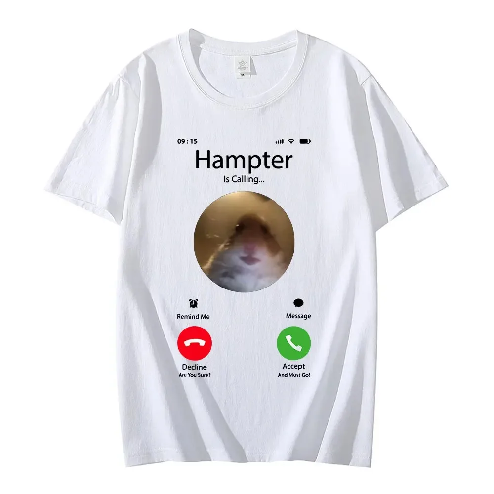 Dank-Meme-Hamster-Staring-Front-Camera-Hampter-Calling-T-shirt-Fashion ...