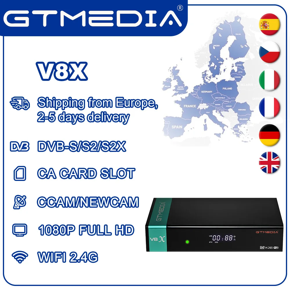 GTMEDIA-V8X-Satellite-Receiver-DVB-S2X-S2-S-1080P-HD-H-265-TV-Box-Built ...