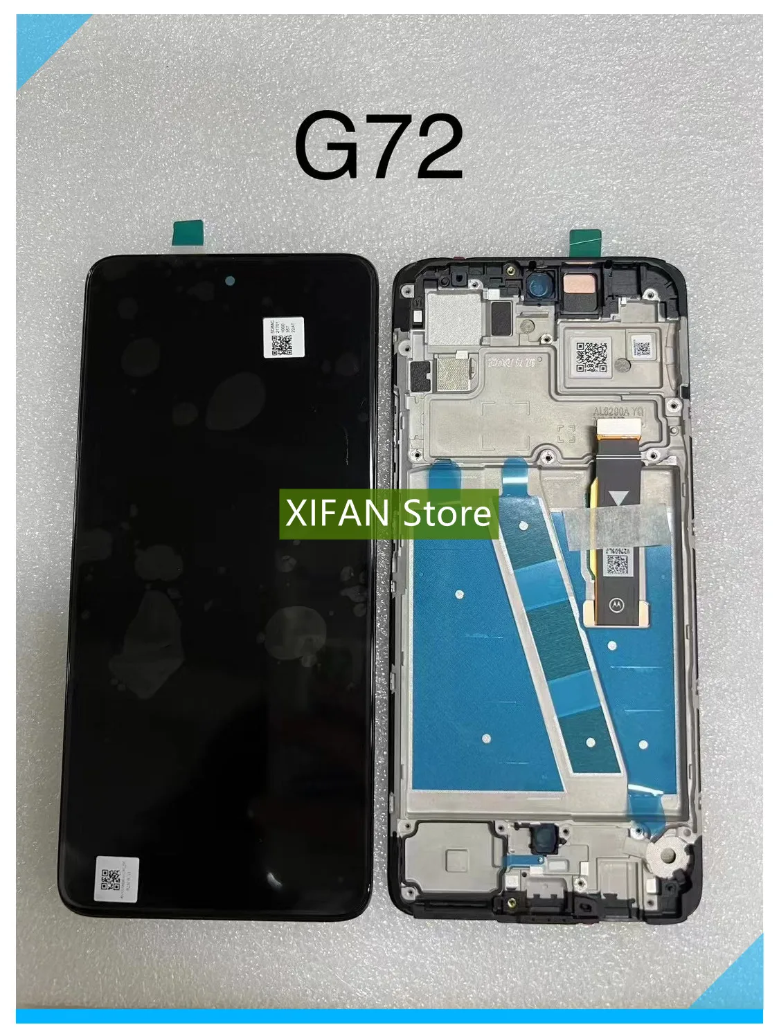 Original-Super-AMOLED-For-Motorola-Moto-G72-LCD-with-Frame-Display ...