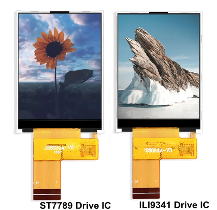 2.4 inch 24PIN 65K/262K TFT LCD Color Screen ILI9341 ST7789 Drive IC ...