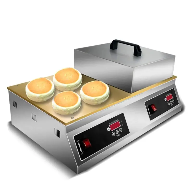 Smart Type Double Plates Pancake Maker Commercial Cake Souffle Machine ...